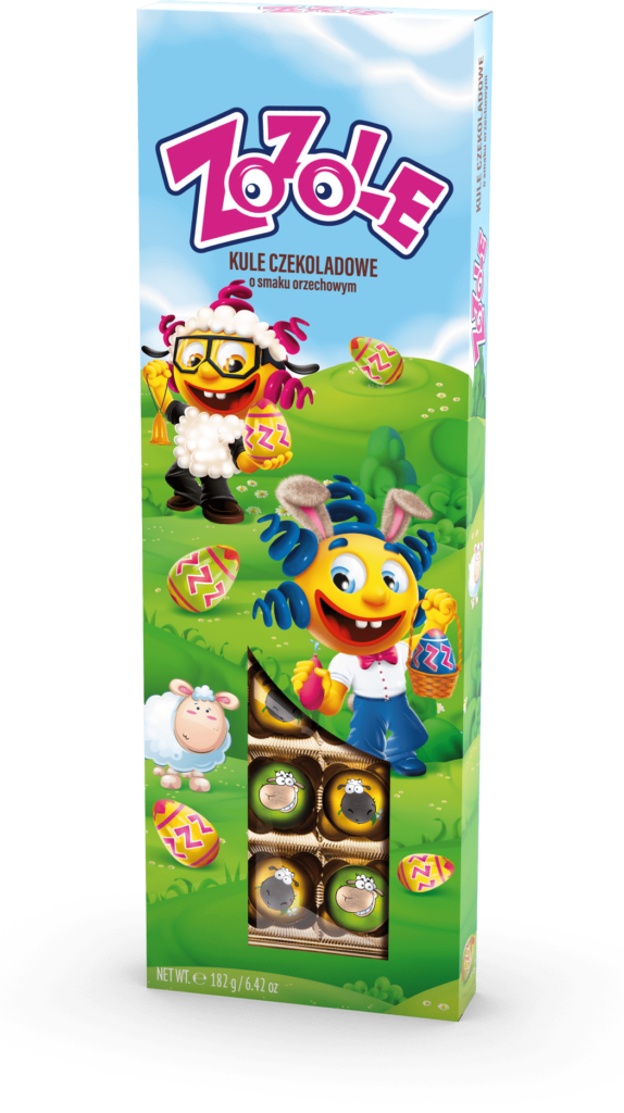 KULE CZEKOLADOWE OWCA o smaku orzechowym - Zozole for fun