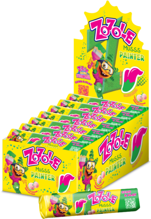 Fizzzy Candies Drops Painter Blue - Rasberry Flavoured - Zozole for fun
